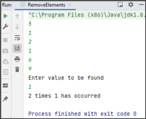 Write a java Program to Remove Elements from the array – Codebun
