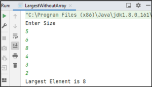 Write a Java program to find Largest Element in an array. – Codebun
