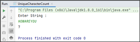 Write A Java Program To Count Unique Characters In String Codebun