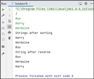 Write a Java program to Find the element position in a reversed string array. – Codebun