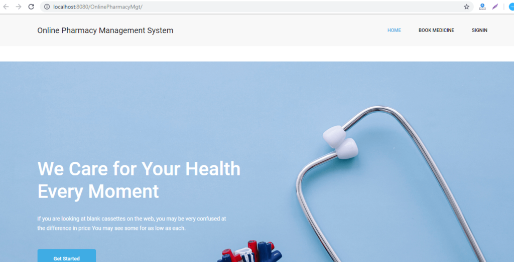 Online Pharmacy Management System Project in java with source code and ...