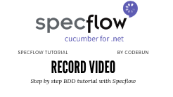 Video recording in selenium using specflow – Codebun