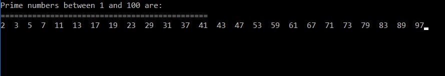 Write a C# Program to check whether a number is prime or not – Codebun