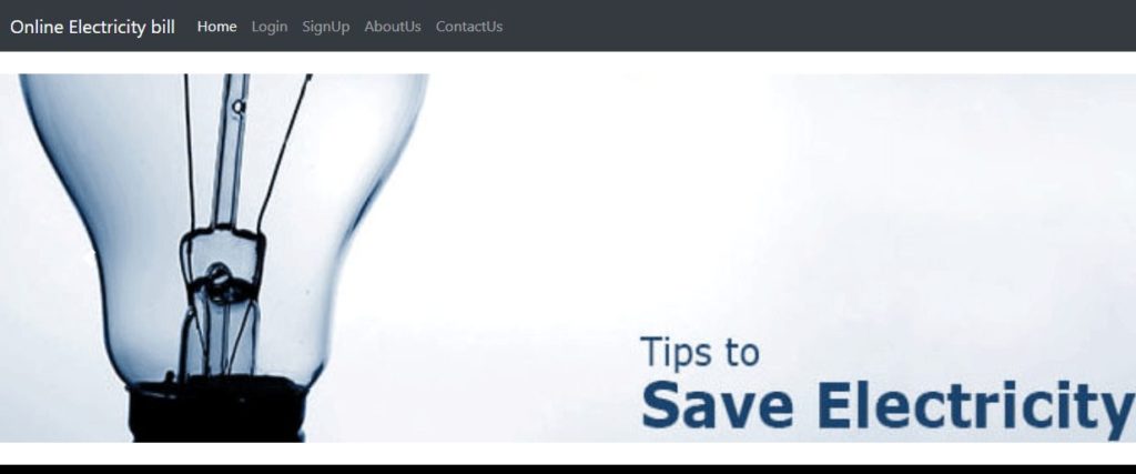 Online Electricity bill management system project in Java with source ...