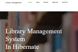 Library management project in hibernate – Codebun