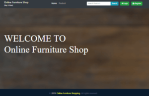 Online Furniture Shopping Project in JAVA with Source Code – Codebun