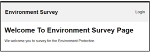 Environment Survey Project in java with source code and project report ...