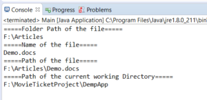 Find File Path || Folder Path || Current working directory in Java ...