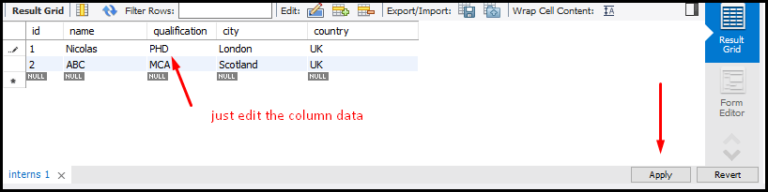 How To Add Update Delete Records In Mysql Database Codebun 7080