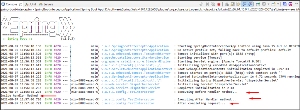 Logging Example in Spring Boot using Interceptor – Codebun