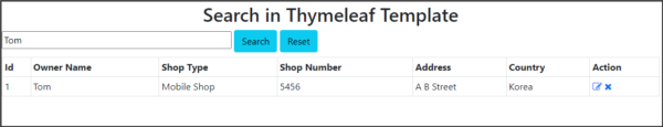 Spring Boot Search Example using Thymeleaf and Spring Data JPA – Codebun