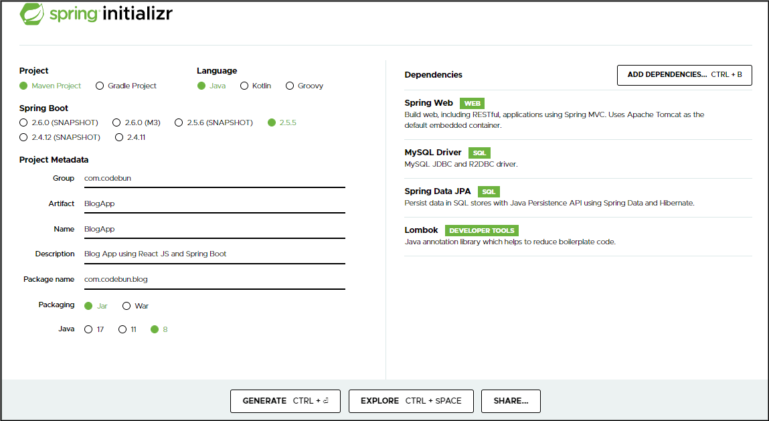 Crud Operation With React Js Spring Boot Restapi And Mysql Codebun