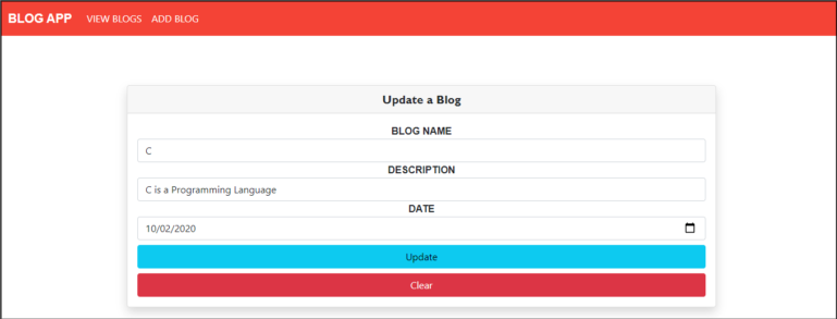 CRUD Operation with React JS, Spring Boot, RestAPI and MYSQL – Codebun