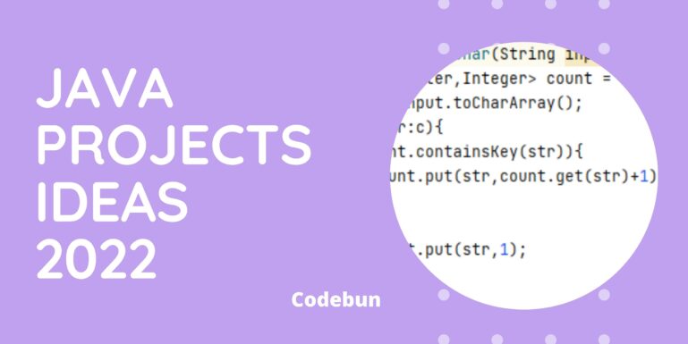 Java Project Ideas 2023 – Codebun