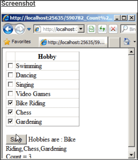 How To Get Checkbox Value With In Asp Using C Codebun