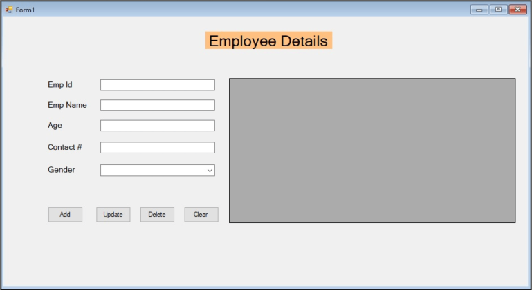 CRUD Operation in C# Windows Application – Codebun