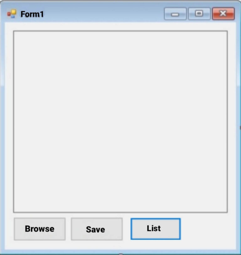 Image Uploading and Downloading in visual basic (VB) using MySQL – Codebun