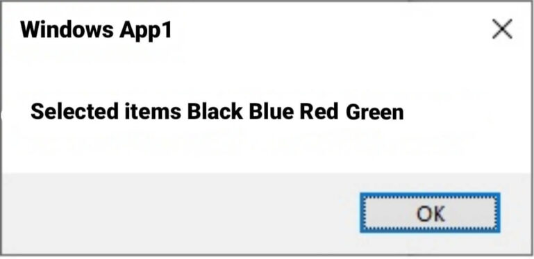 How to get selected check box value in VB.NET – Codebun