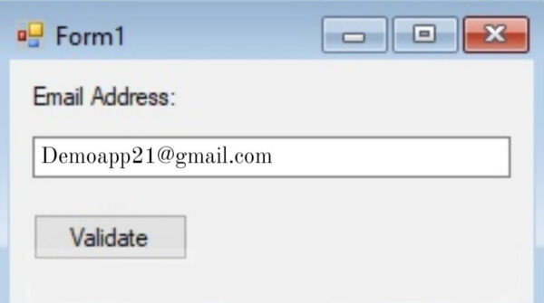 How to Validate Email Id in VB.NET – Codebun