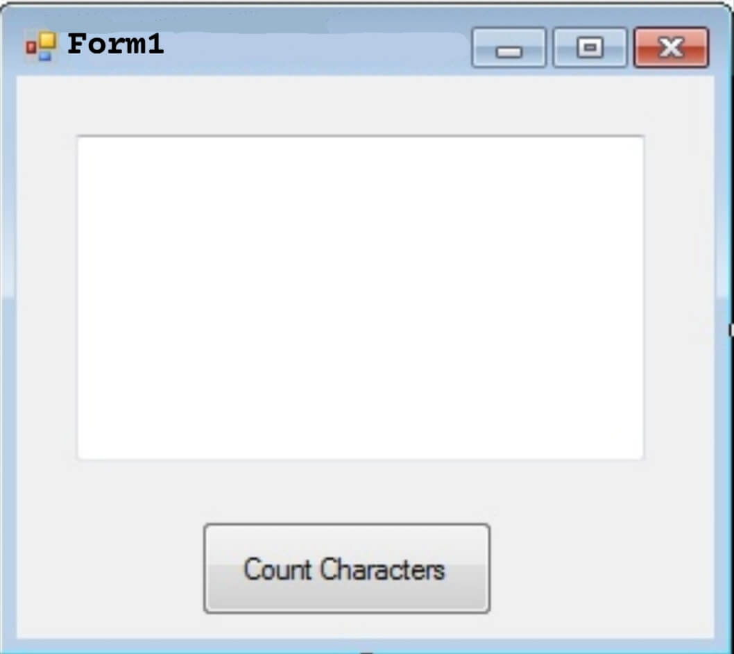 Count Number Of Characters In A String Using Visual Basic VB NET 