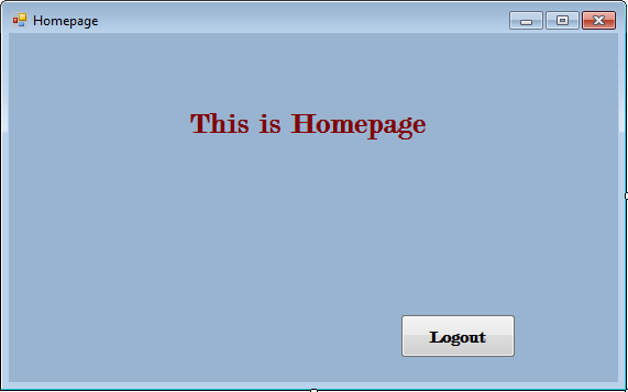 Login and Logout in Visual basic VB.NET Windows Application – Codebun