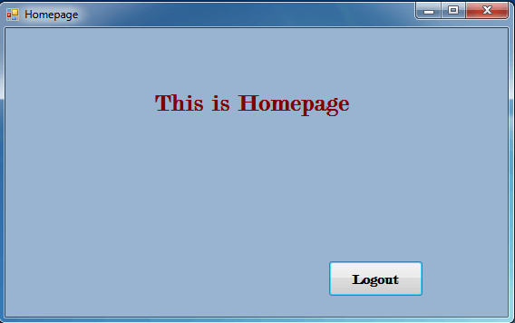 Login and Logout in Visual basic VB.NET Windows Application – Codebun