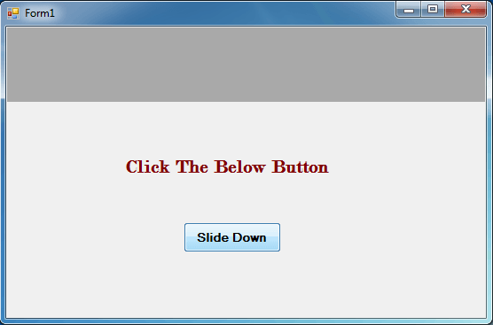 How to Create Sliding Panel in VB.NET – Codebun