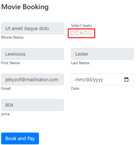 Implement seat booking using spring boot, JSP, JSTL – Codebun